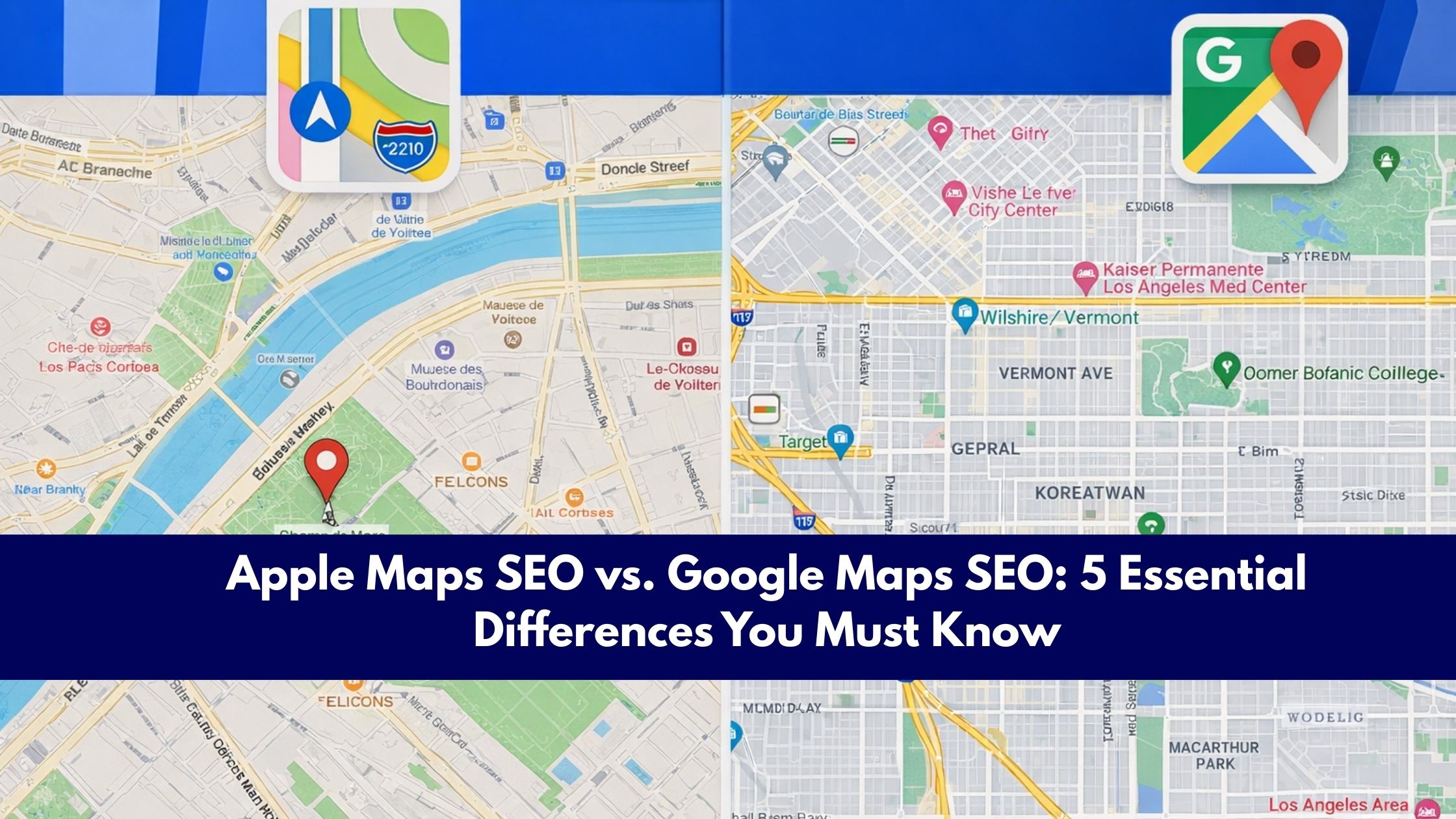 Apple Maps SEO vs. Google Maps SEO: 5 Differences in 2026